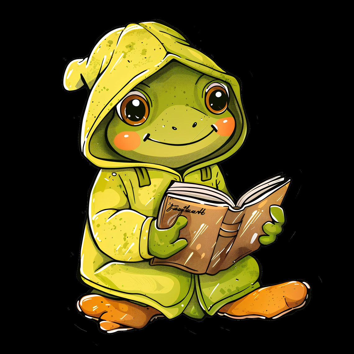 Frog Sticker Bundle, Cute Frog Stickers, Kawaii, Planners and Journals ...