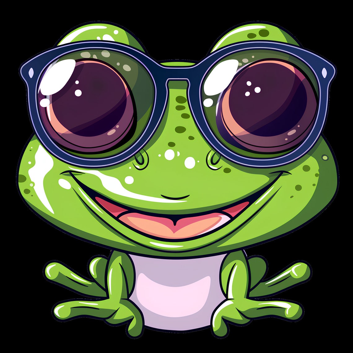 Frog Sticker Bundle, Cute Frog Stickers, Kawaii, Planners and Journals ...