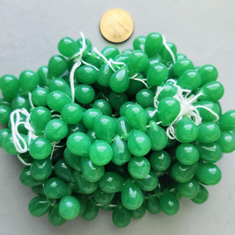 Glass Teardrop Czech Beads - Etsy