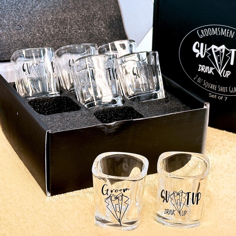 Shot Glass Box - Etsy