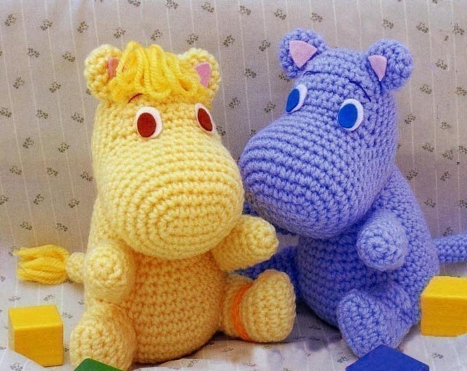 Amigurumi Hippo Moomin Muumi Mumin Snufkin Crochet Pattern PDF PLUS ...