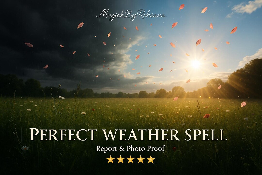 Ideal Weather Focus– Sunshine, Calm Skies and No Rain - Etsy