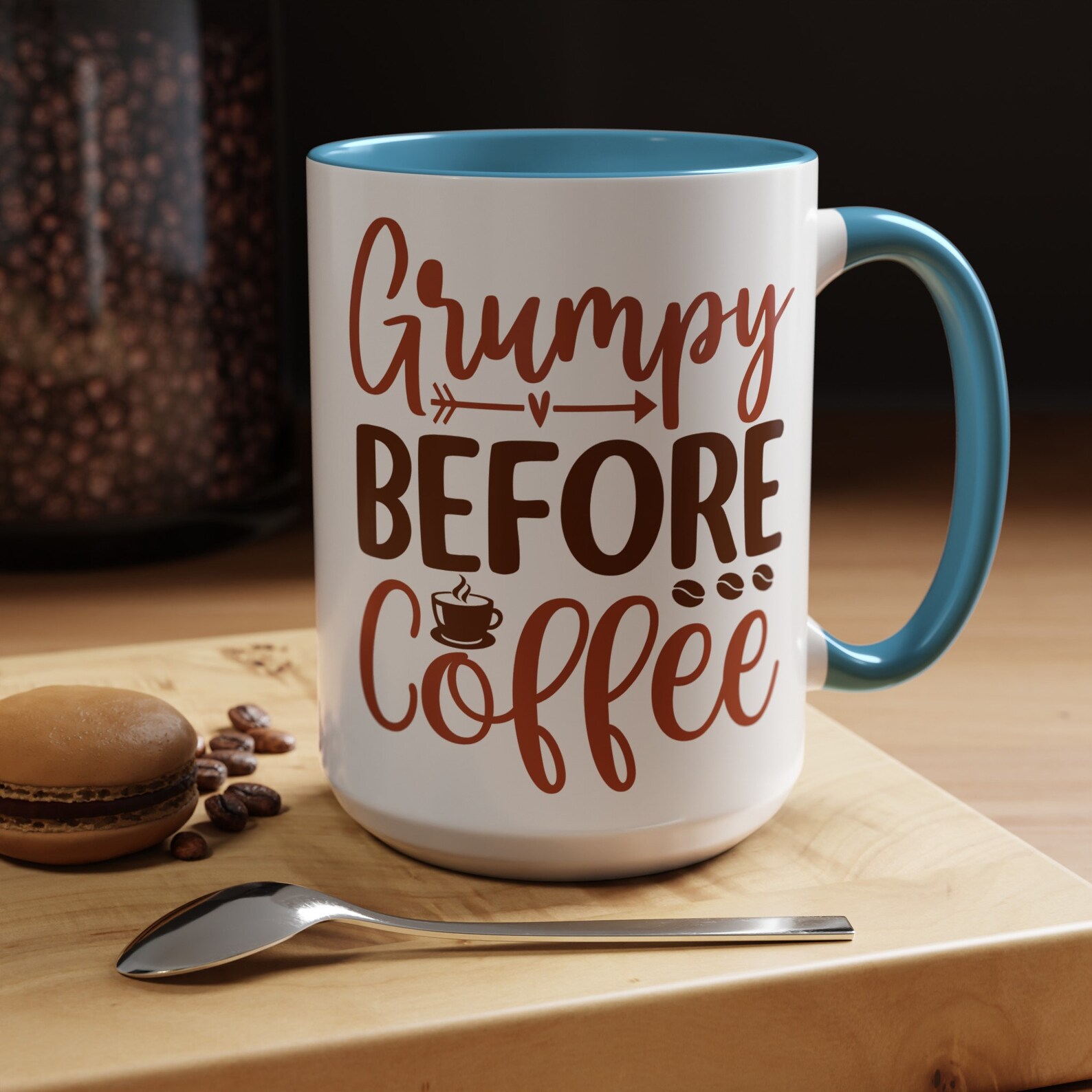 Grumpy Before Coffee | Morning Coffee | Quotes | Funny | Creative Mugs ...