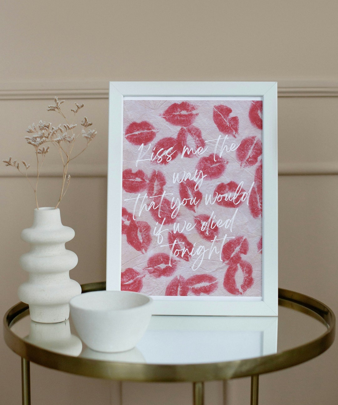 Dermot Kennedy: kiss Me, Printable Wall Art / Minimalist, Modern ...