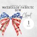 Watercolor Coquette Bow Clipart Pink Coquette Bow PNG Clipart Lace Bow ...
