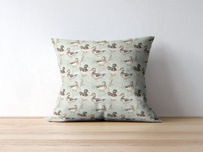 Seamless Mallard Duck Pattern | Watercolor Ducks | Hunting Backgrounds ...