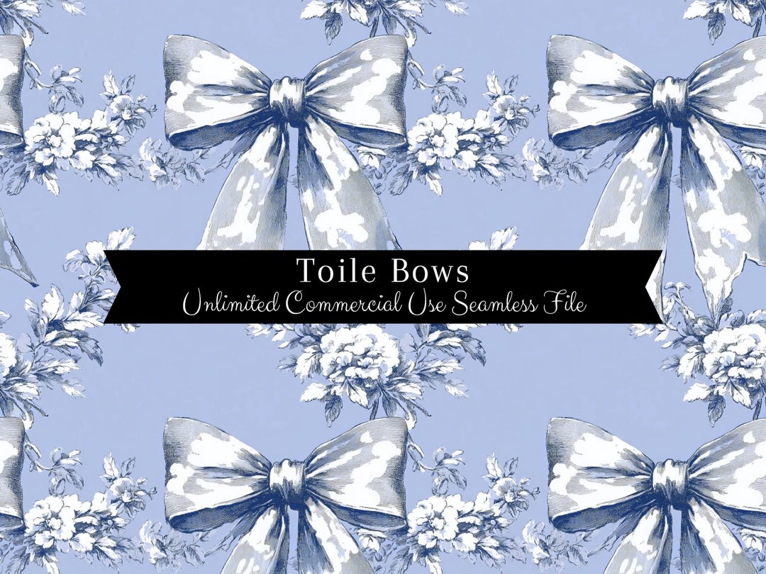 Blue Toile De Jouy Seamless Pattern | Blue Toile Pattern | Chinoiserie ...