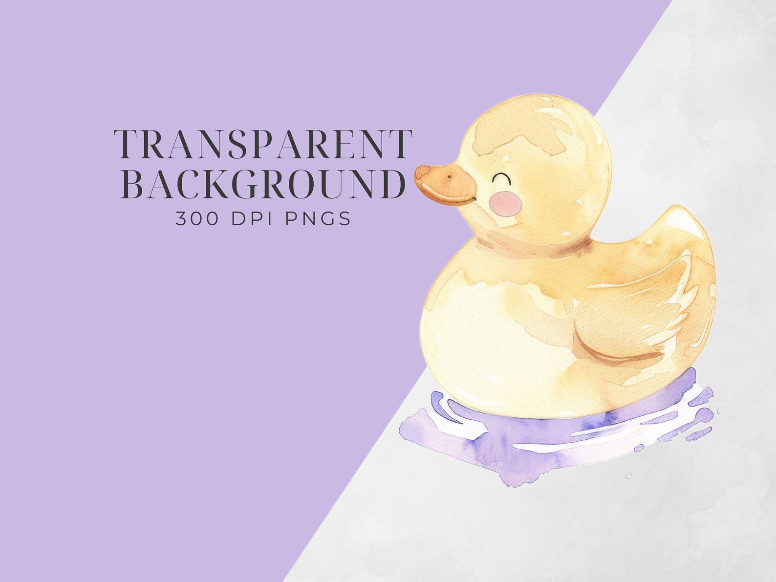 Watercolor Rubber Ducky Clipart Bundle Rubber Duck Rubber Ducky Clip ...