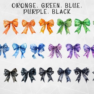 Watercolor Coquette Bow Clipart | Pink Ribbon Bow PNG Digital File ...