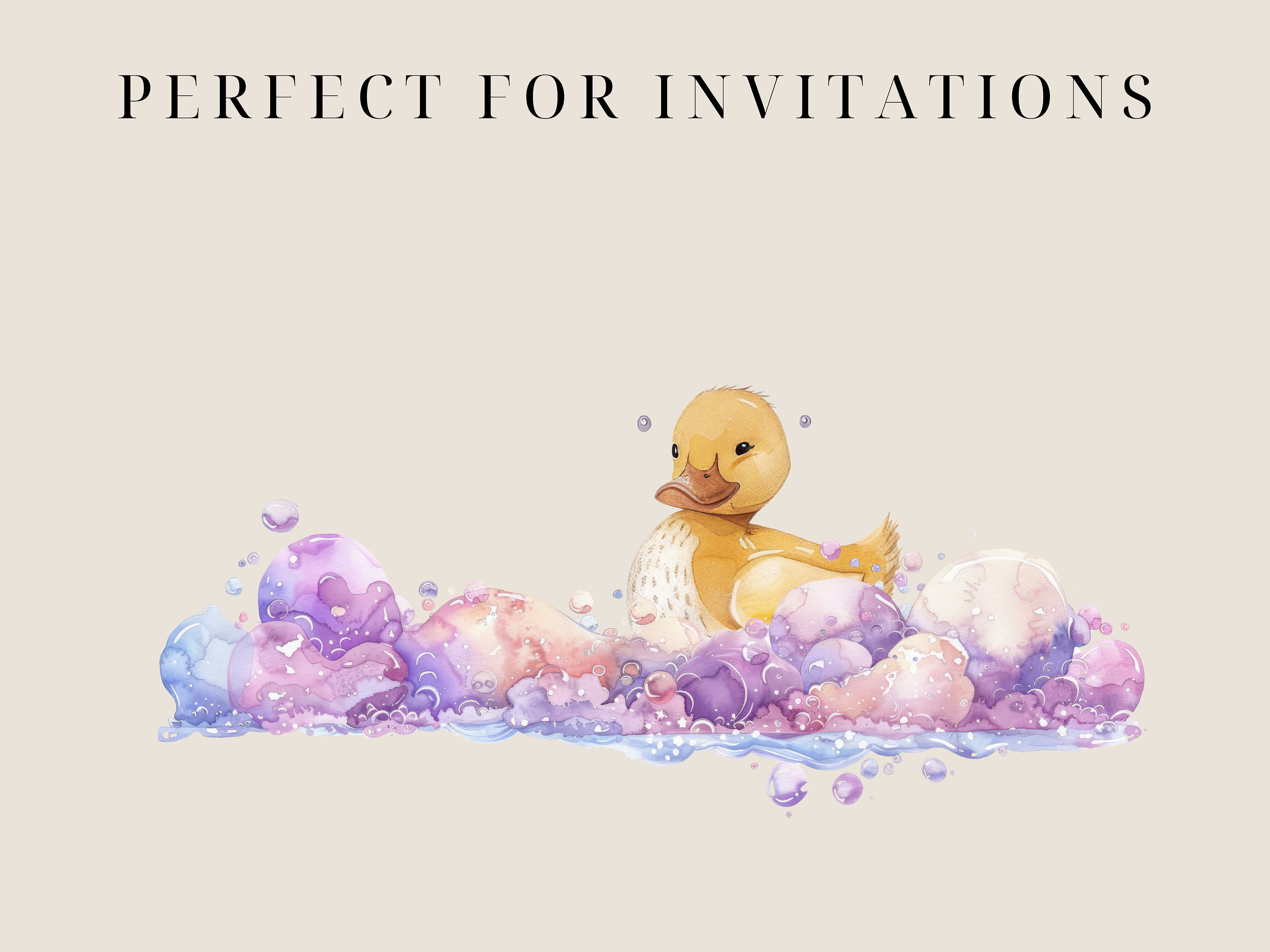 Rainbow Bubble Bath Ducky Clipart Bundle Rubber Duck Rubber Ducky Clip ...