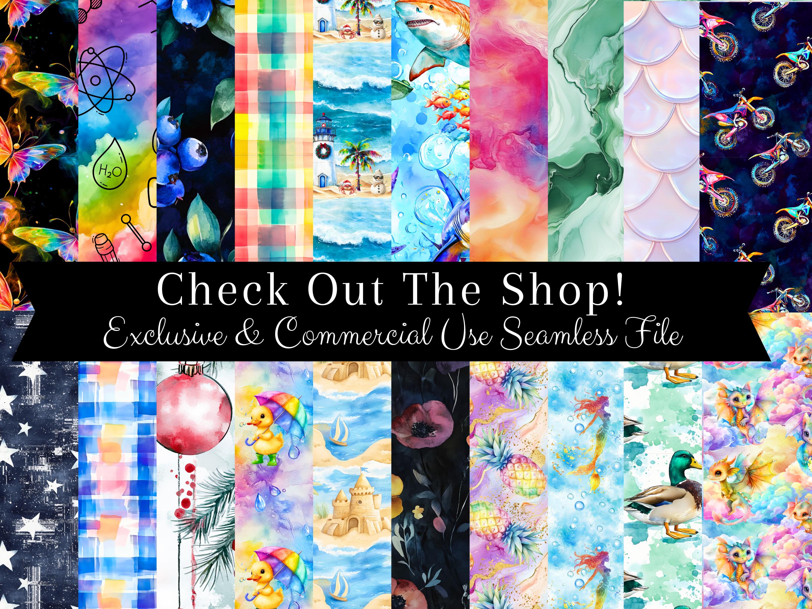 Sea Turtle Seamless Pattern Watercolor Sea Turtle Digital Paper ...