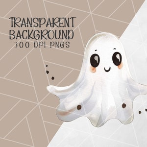 Friendly Ghost Clipart | Ghost Clipart | Spooky Clipart | Halloween ...