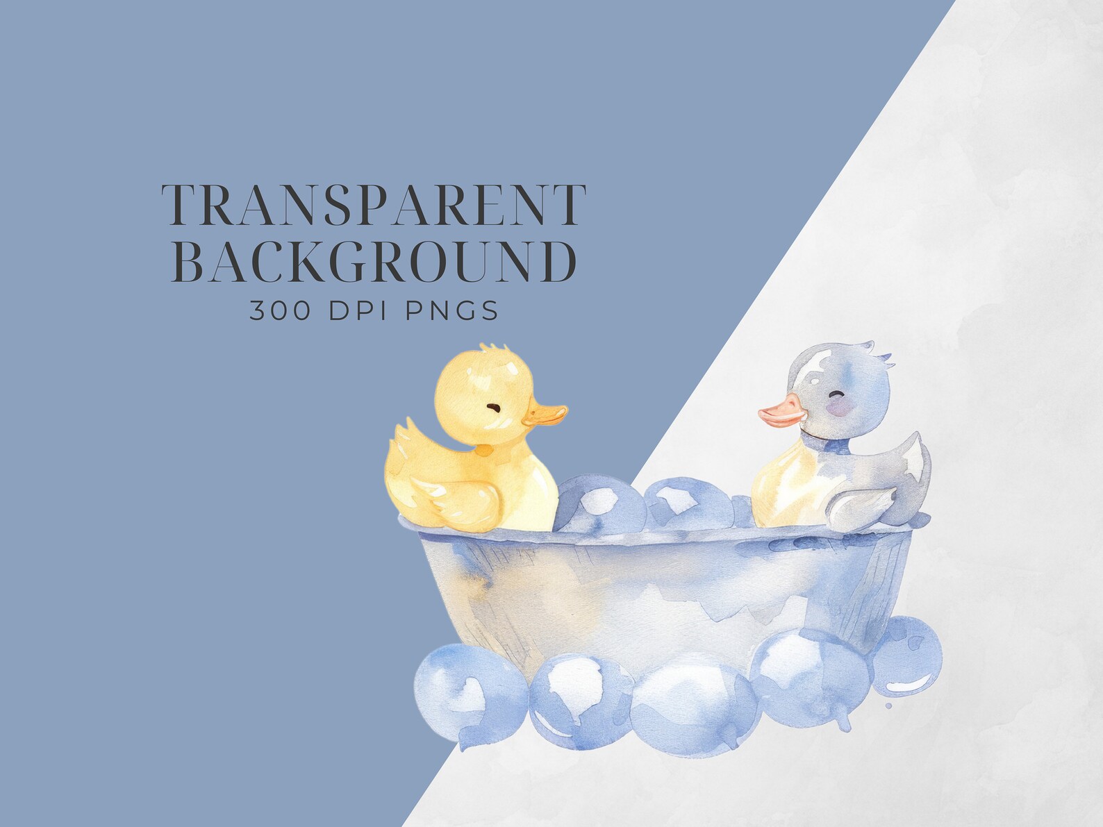 Rainbow Bubble Bath Ducky Clipart Bundle | Rubber Duck | Rubber Ducky ...