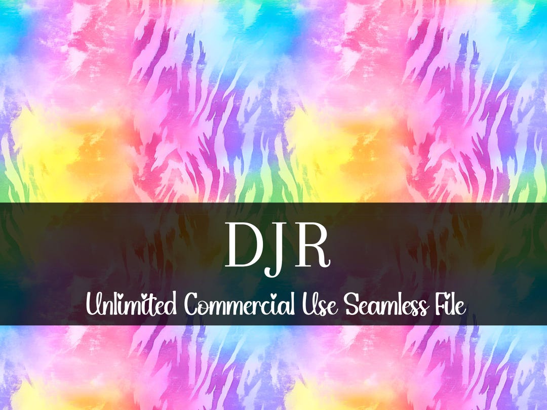 Watercolor Pastel Rainbow Tiger Print Seamless | Tiger Seamless Pattern ...