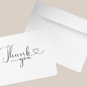 Script Thank You With Heart Clipart | Thank You PNG | Thank You Card ...