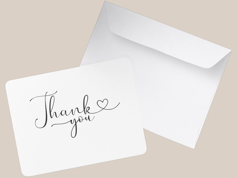 Script Thank You With Heart Clipart | Thank You PNG | Thank You Card ...