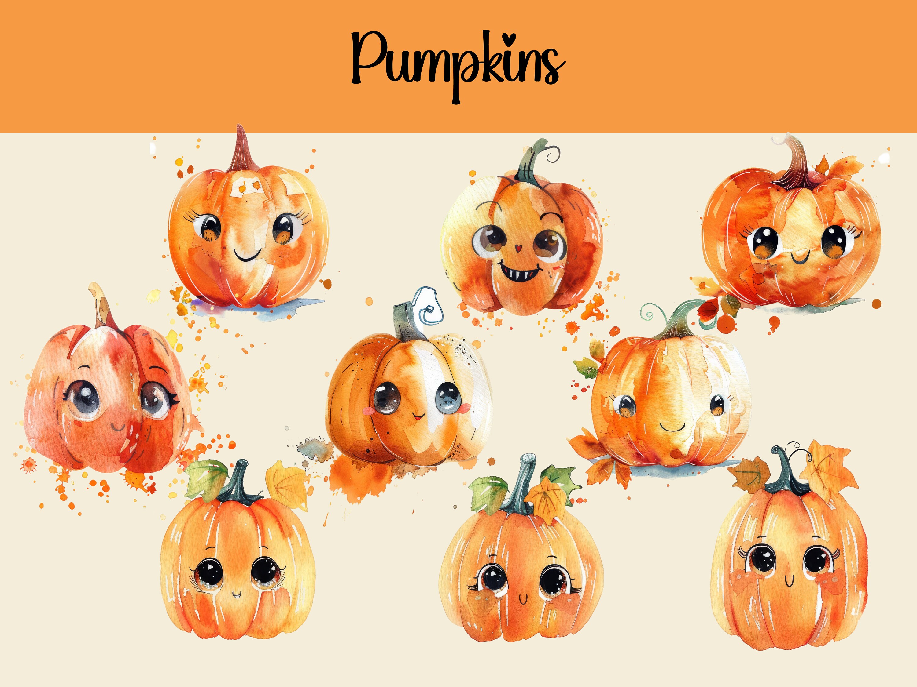 Spooky Clipart Ghost Clipart Pumpkin Clipart Witch Clipart Bat Clipart ...