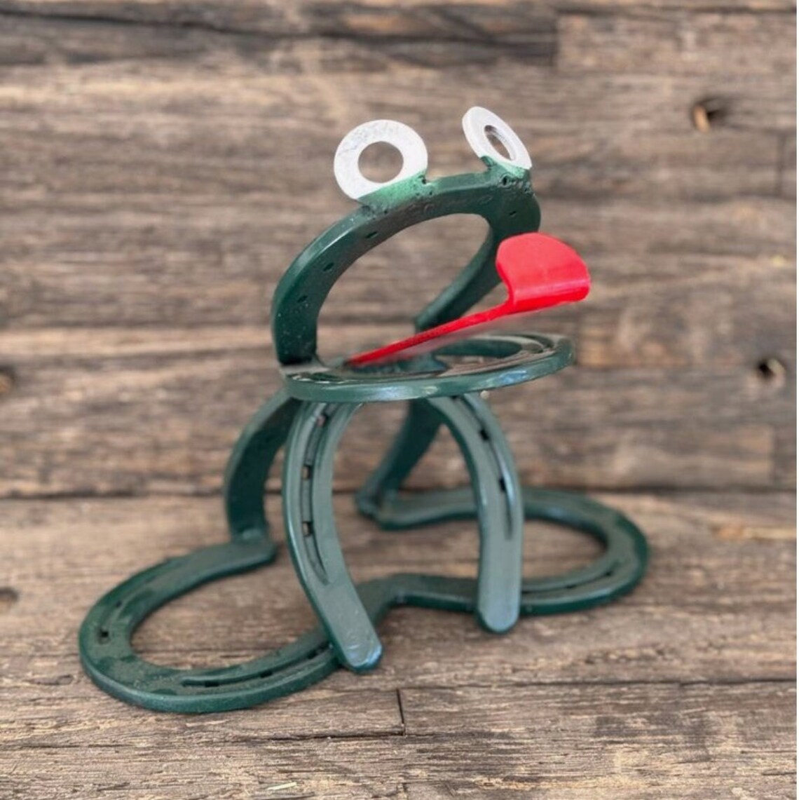Horseshoe Frog - Etsy