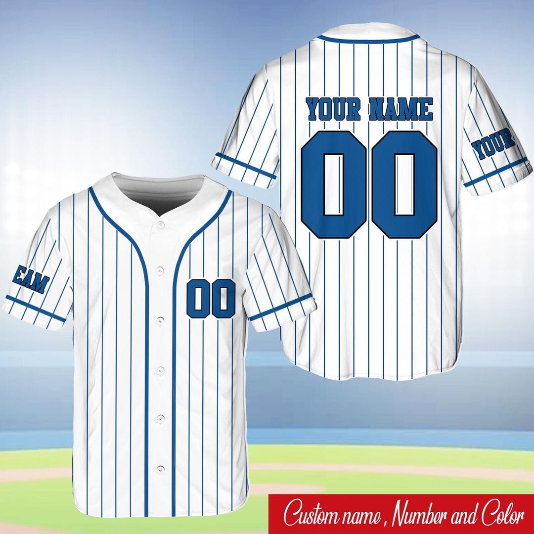 Custom Baseball Jersey, Personalized Team Name and Number Baseball ...