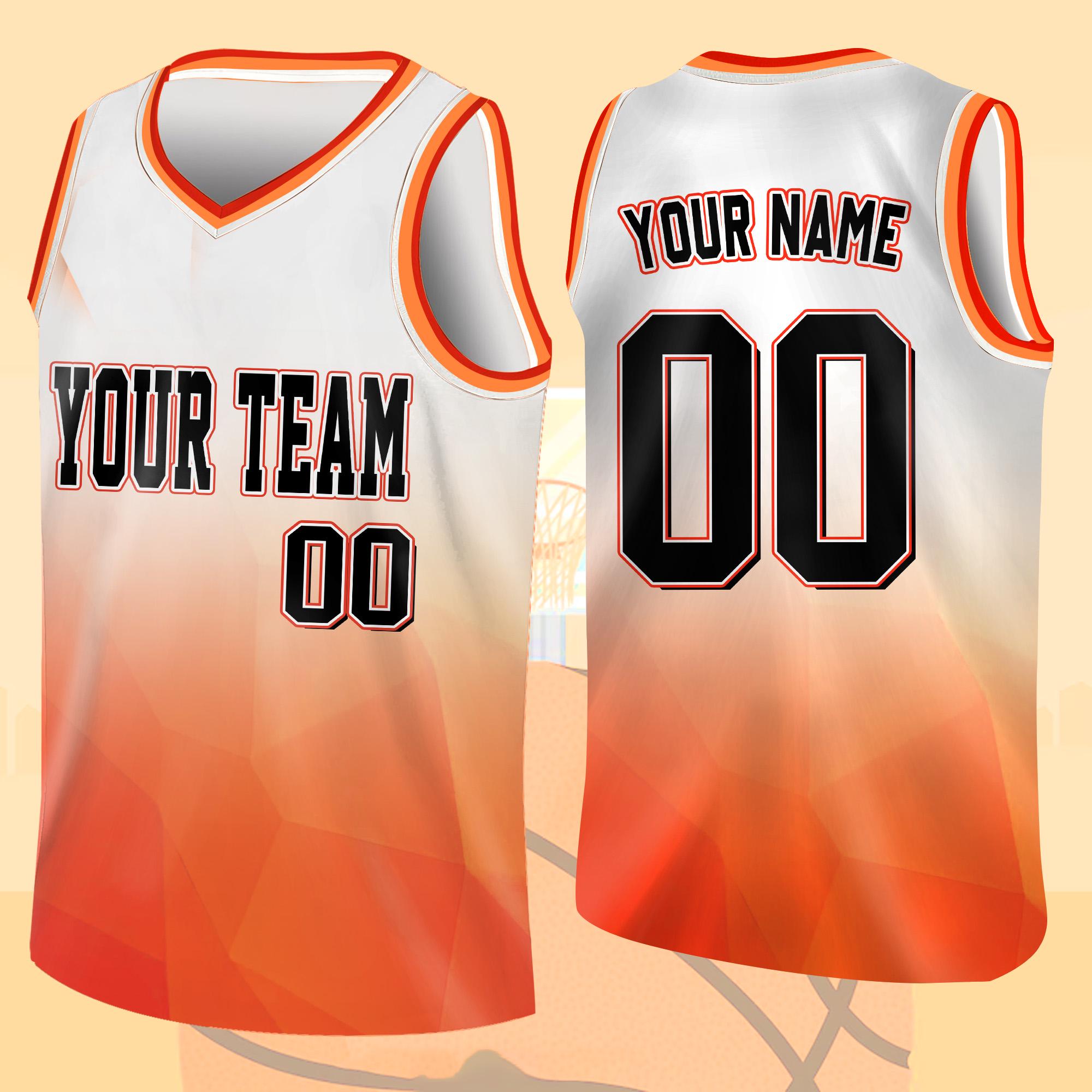 Custom Basketball Jersey, Personalized Team Name and Number Basketball ...