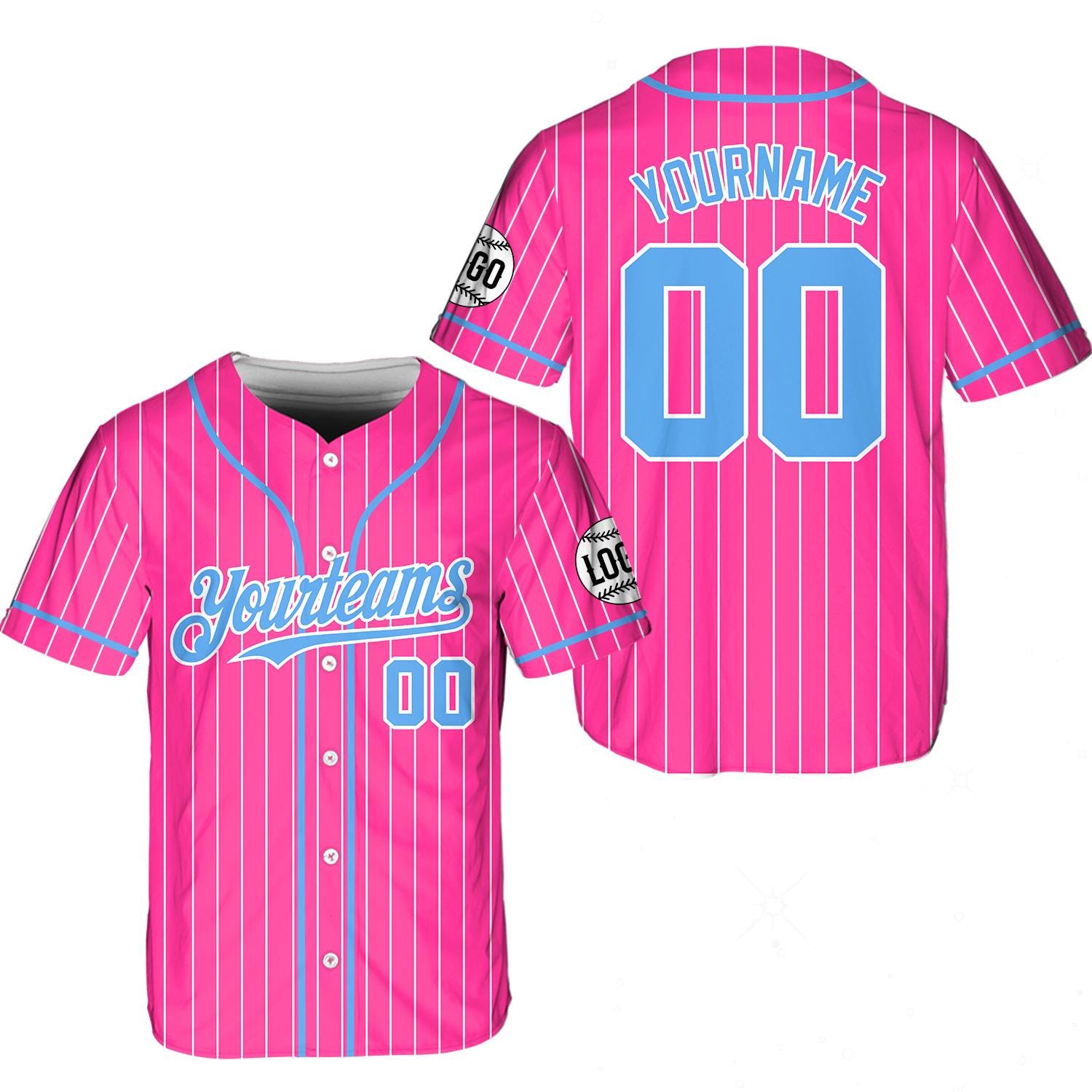 Custom Baseball Jersey, Personalized Team Name and Number Baseball ...