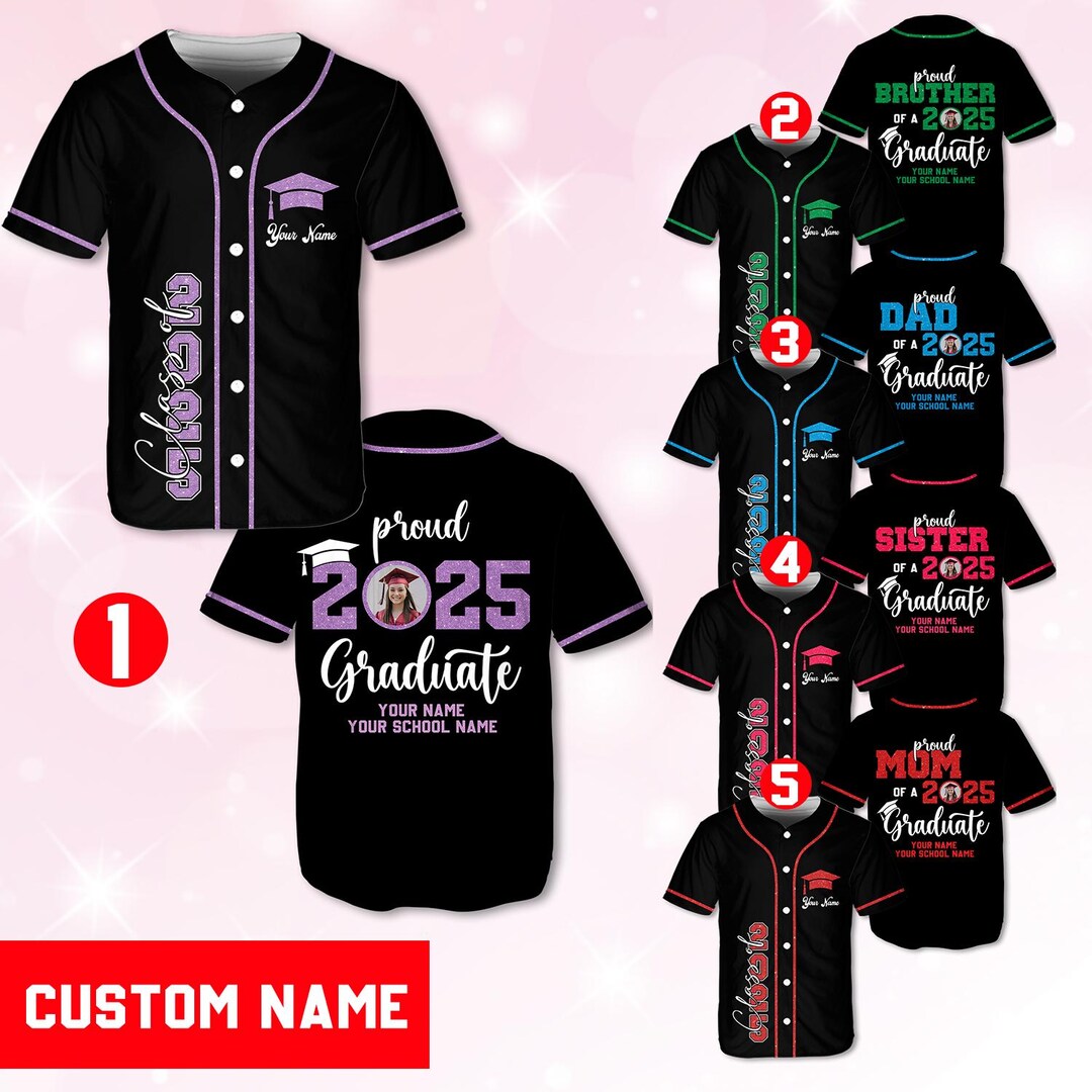 Personalized Proud Family Baseball Jersey, Custom Name Proud of A 2025 ...