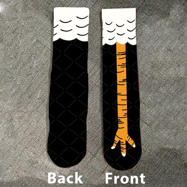 Chicken Leg Socks - Etsy