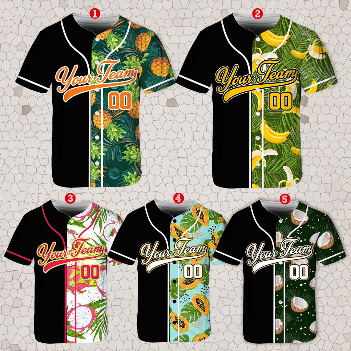 Custom Baseball Jersey, Personalized Team Name and Number Baseball ...