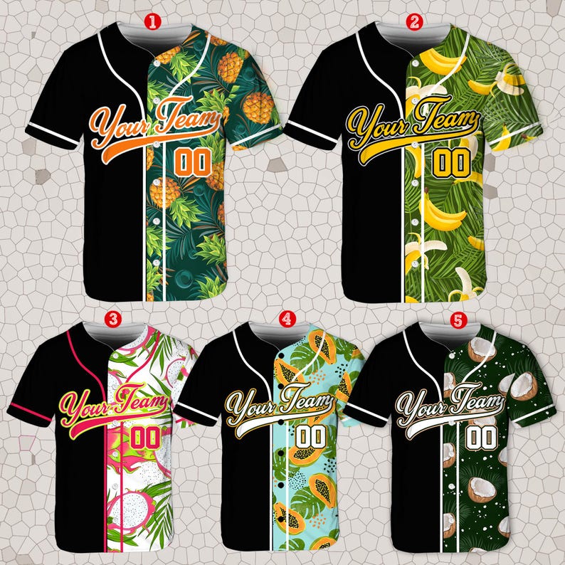 Custom Baseball Jersey, Personalized Team Name and Number Baseball ...