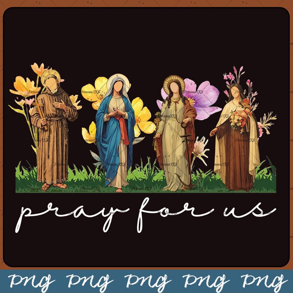 Catholic Saints PNG, Funny Catholic Png, Catholic Gift for Women, All ...