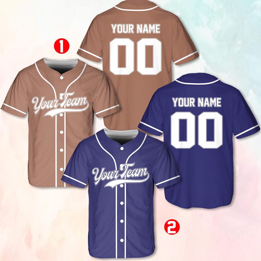 Custom Baseball Jersey, Personalized Team Name and Number Baseball ...