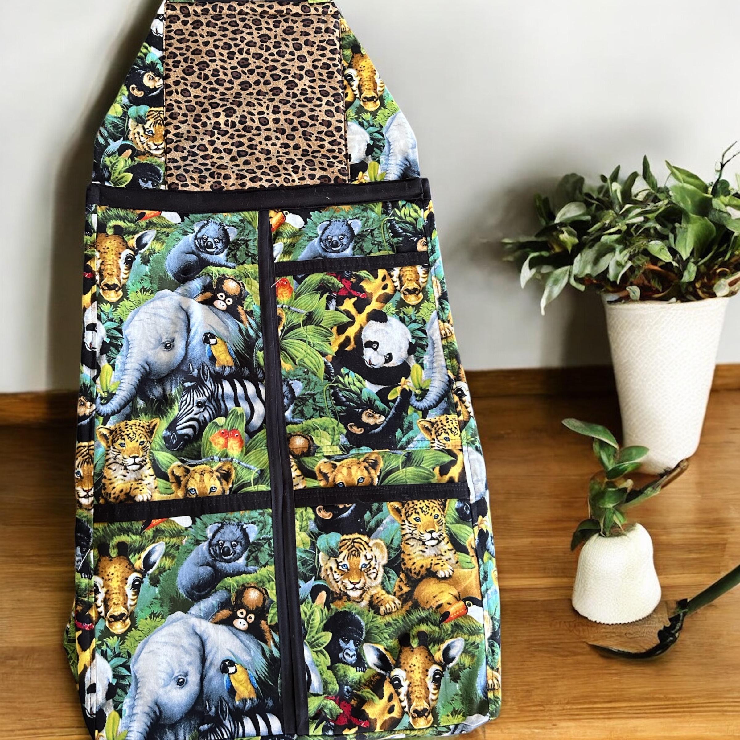 Zoo Animal Diaper Stacker Diaper Hanger Stuffed Animal Holder Blanket ...