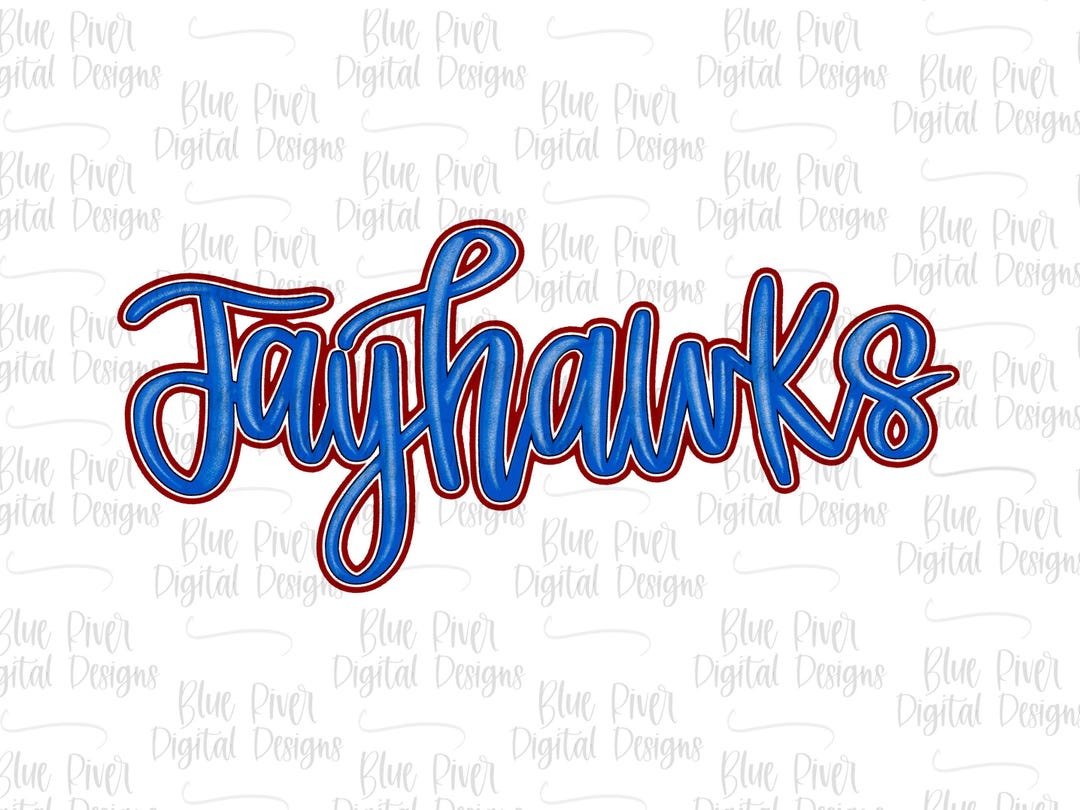 Jayhawks PNG, Hand Lettered Mascot, Handwritten Team Mascot, School ...