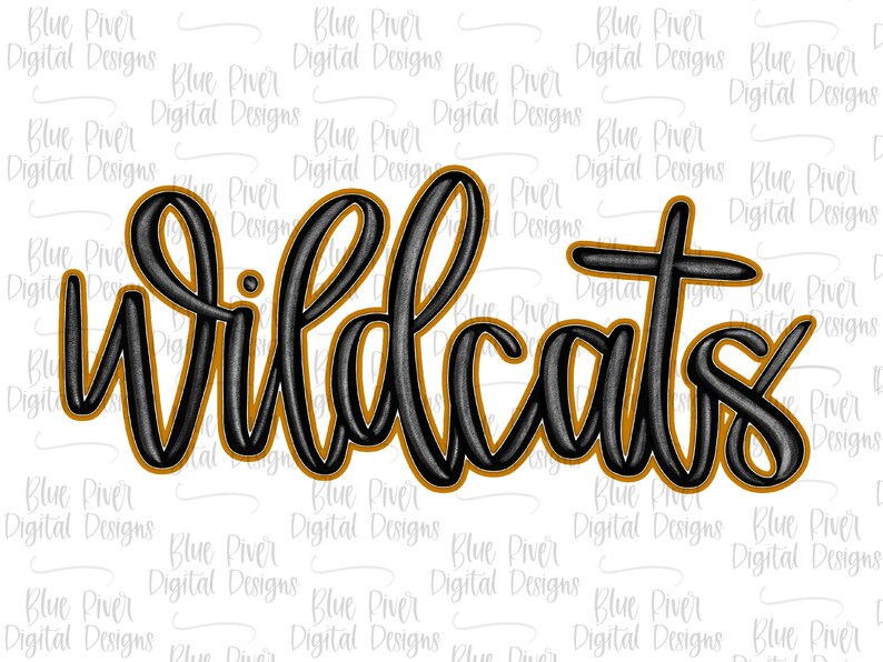 Wildcats PNG, Hand Lettered Mascot, Handwritten Team Mascot, School ...