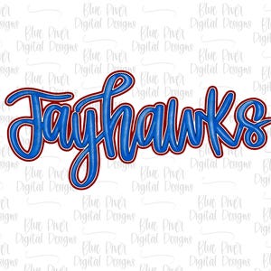 Jayhawks PNG, Hand Lettered Mascot, Handwritten Team Mascot, School ...