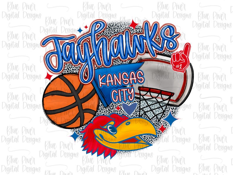 Jayhawks Png, College Basketball, Kansas City Basketball, Hand Drawn KS ...