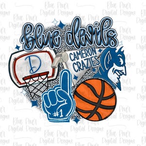 Blue Devils Png, College Basketball, Duke Basketball, Hand Drawn Duke ...