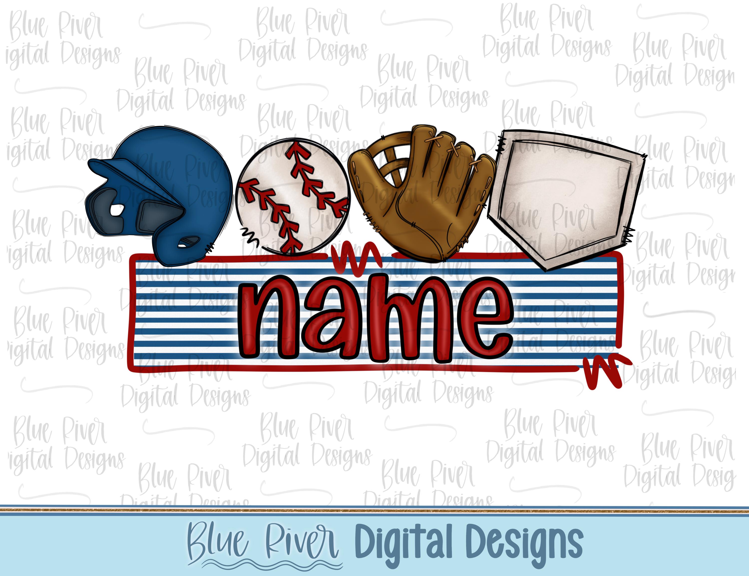 Baseball Name Plate Baseball Nameplate Png - Dtf Baseball Digital ...