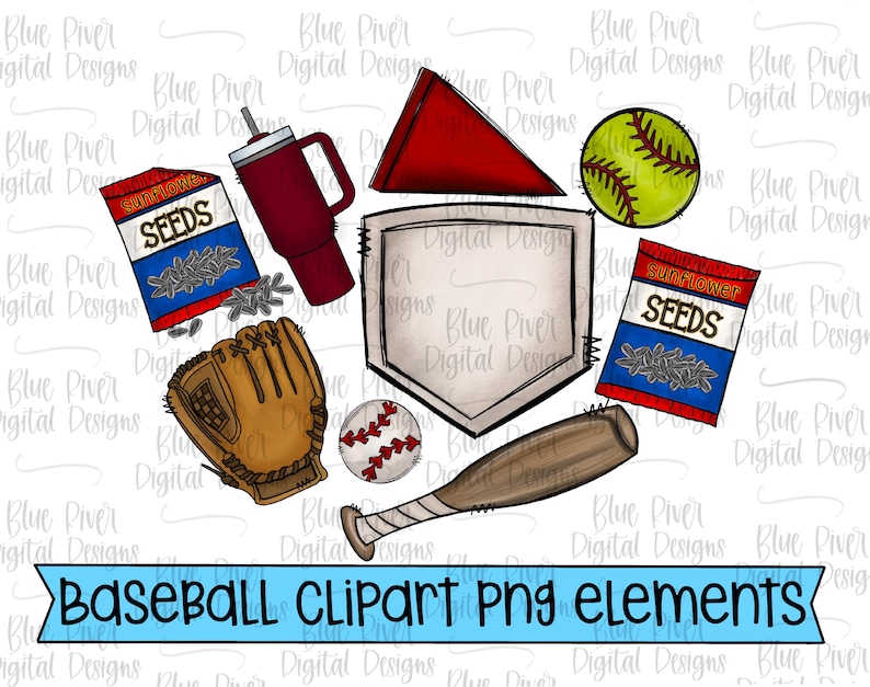 Baseball Clip Art Softball Clipart, Baseball Elements Softball Elements ...