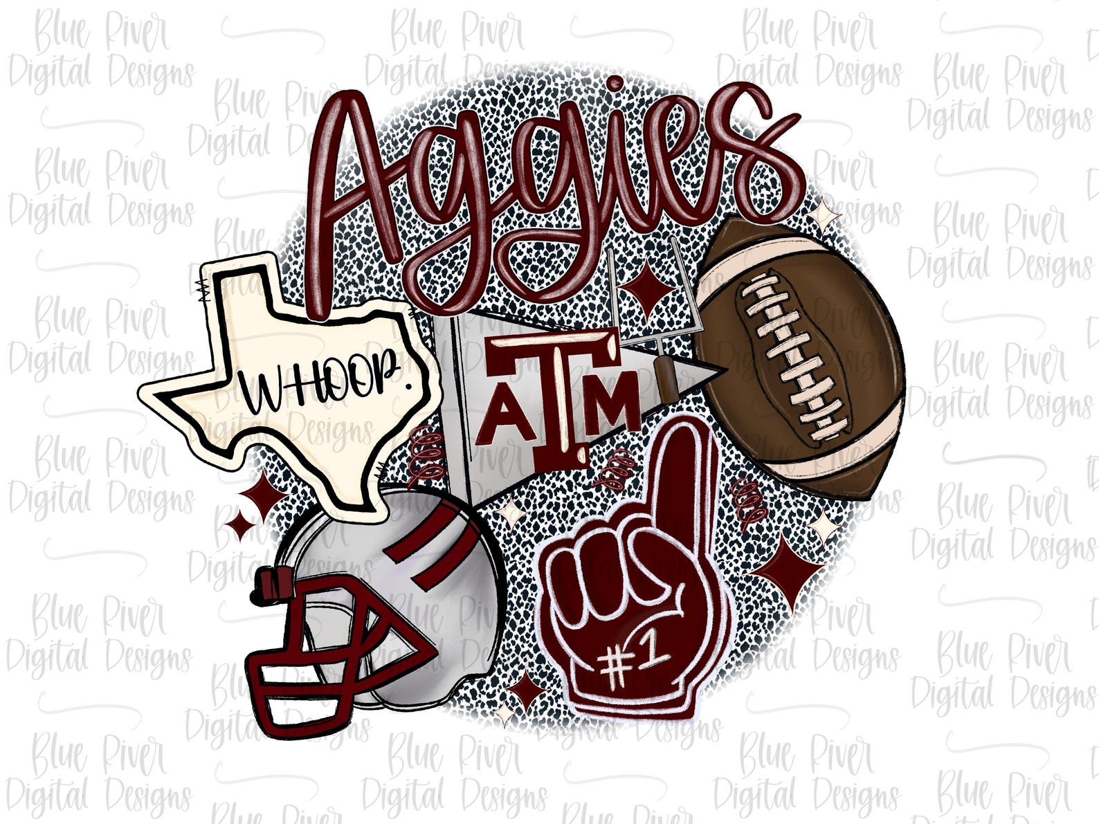 Aggies Png College Football Png College Station Football, Hand Drawn ...