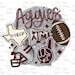 Aggieland: Texas A&M College Station Skyline PNG File - Etsy