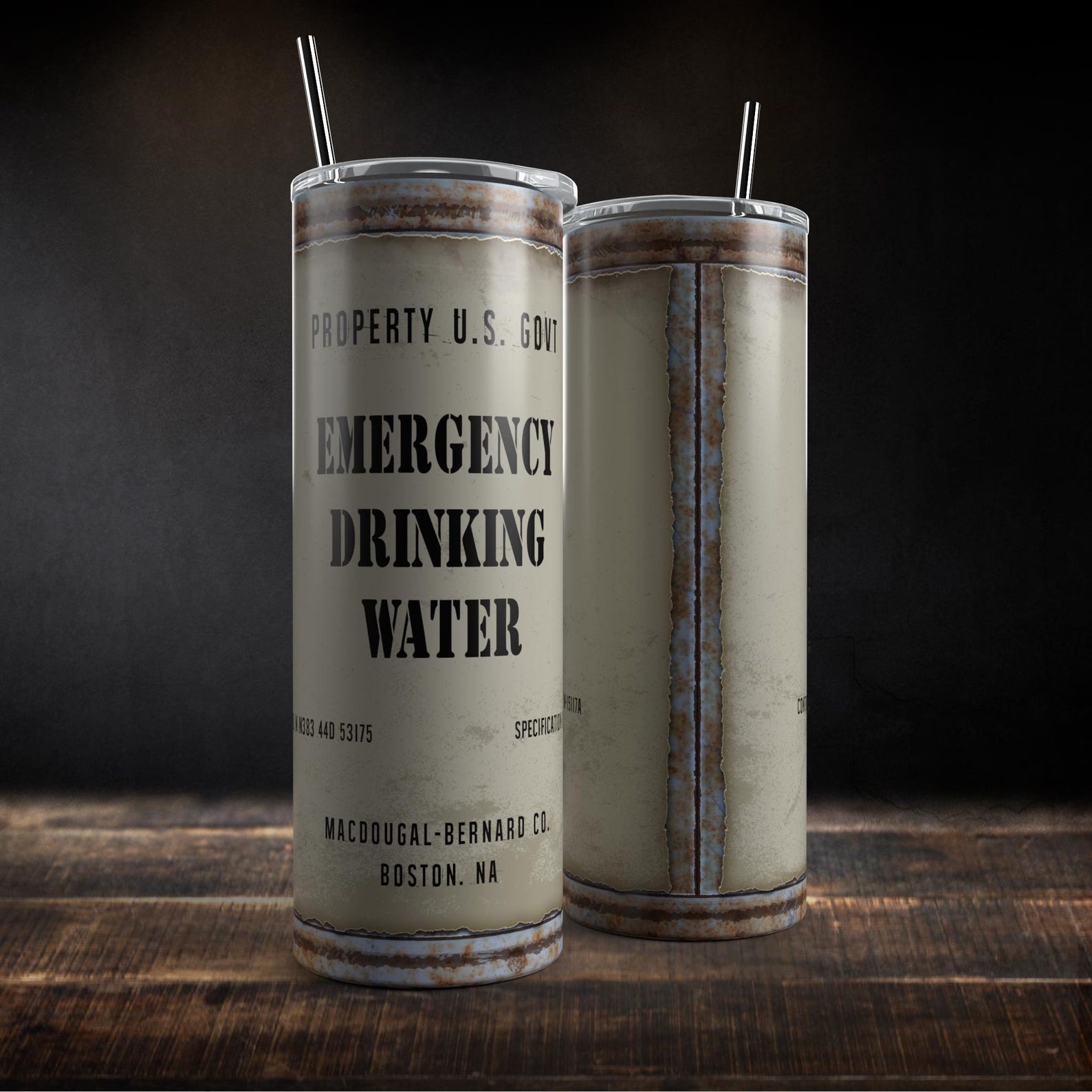 EMERGENCY DRINKING WATER Tumbler Fallout 2025 Sublimation - Etsy