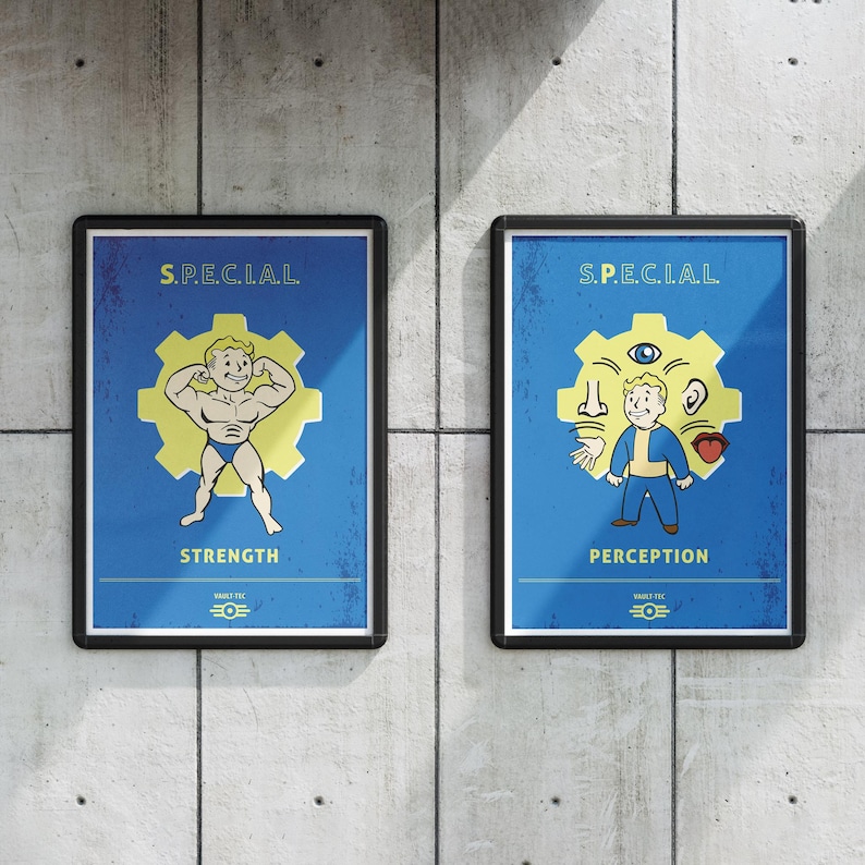 FALLOUT SPECIAL POSTERS | Set of 7 Posters | Vector Design High Quality ...