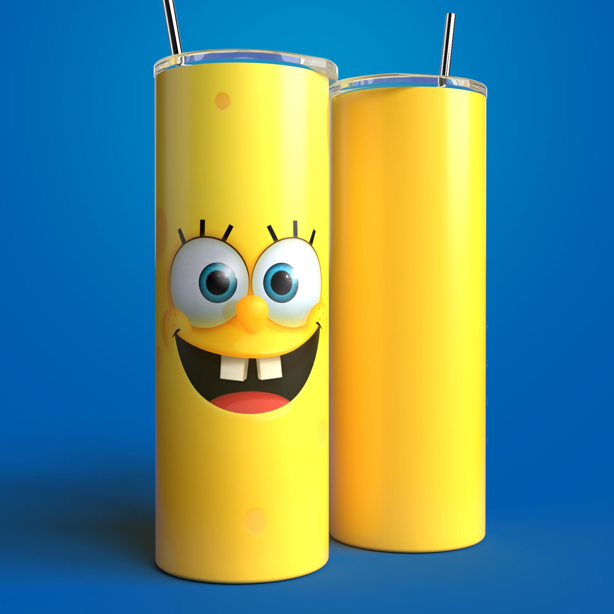 SPONGEBOB Face SEAMLESS Face TUMBLER Sublimation Png - Etsy