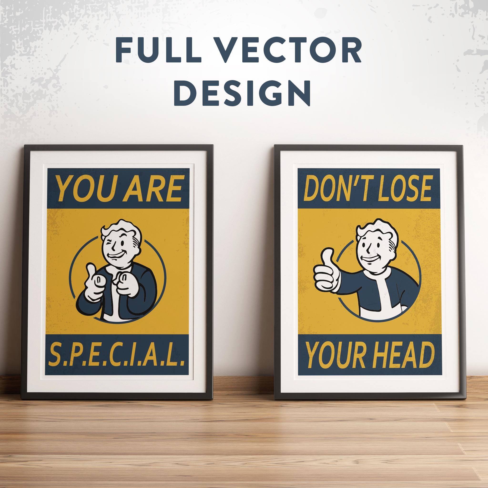 FALLOUT Don't Loose Your Head Poster | Set of 5 Fallout Posters Digital ...