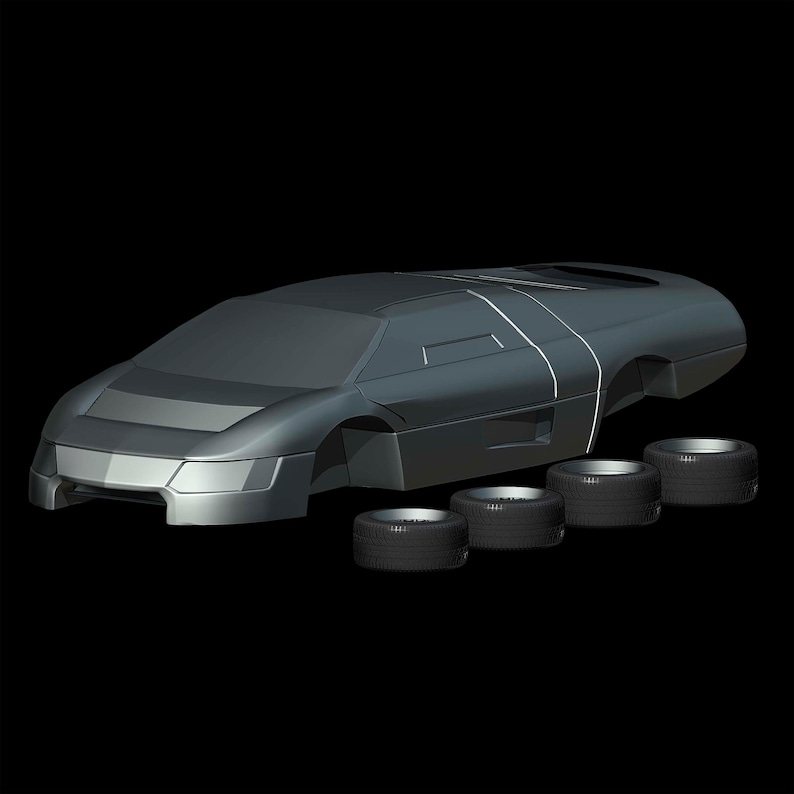 Dodge M4S PPG Turbo Interceptor "the Wraith" (1986) — 1/87 1/64 1/43 1/ ...
