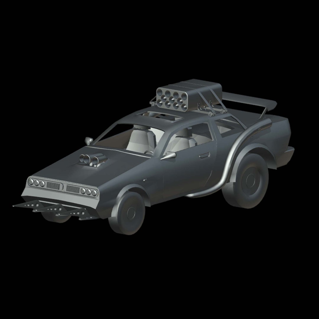 Mad Max Battle Car Inspired Resin Model Car Kit 1/87 1/64 1/43 1/32 1/ ...