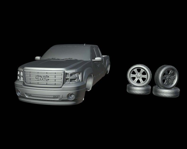 GMC Sierra 3rd Gen (GMT900) Crew Cab (2007) Resin Model Car Kit - Etsy