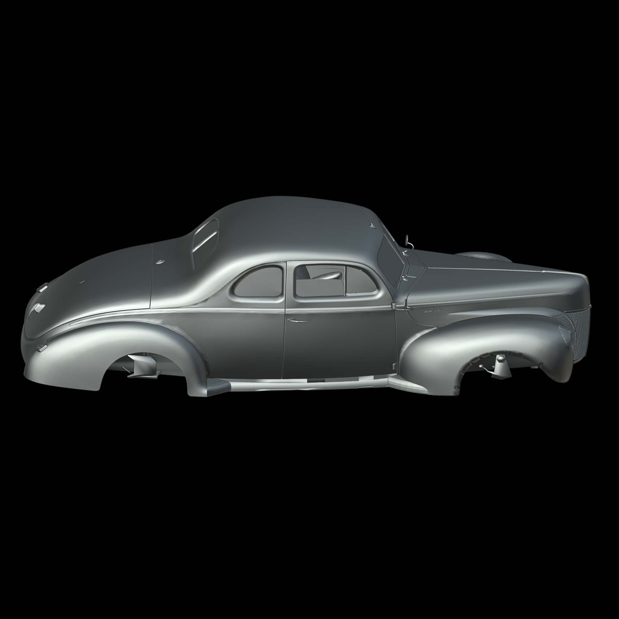 Ford Deluxe Coupe (1940) 1/87 1/64 1/43 1/32 1/24 1/18 Resin Model Car ...