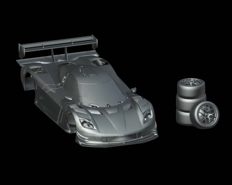 Chevrolet Corvette Daytona Prototype Resin Model Car Kit 1/87 1/64 1/43 ...